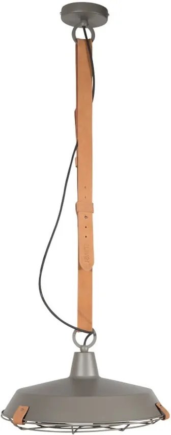 Šedé stropní svítidlo Zuiver Dek, ⌀ 40 cm