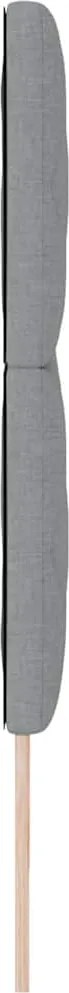 Čelo postele Světle šedá 180 cm textil 3337938