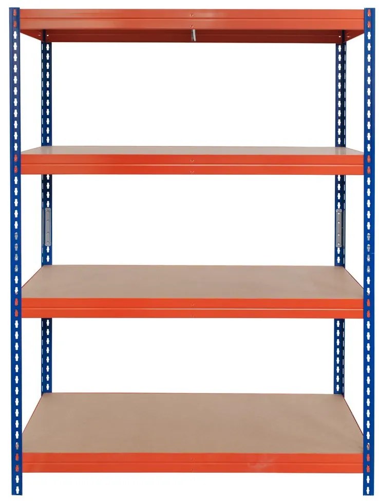 AR Shelving Vysokozátěžový regál Rivet XL, 192 × 120 × 50 cm, nosnost police: 300 kg