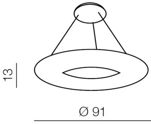 Designový lustr Napoli 91 Led