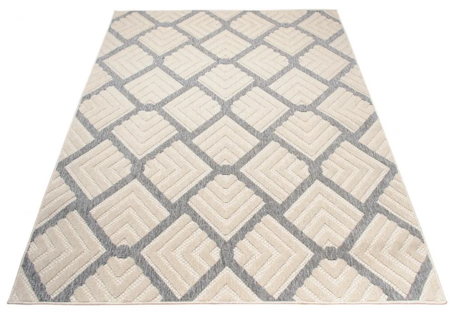 Kusový koberec Malibu krémově šedý 200x300cm