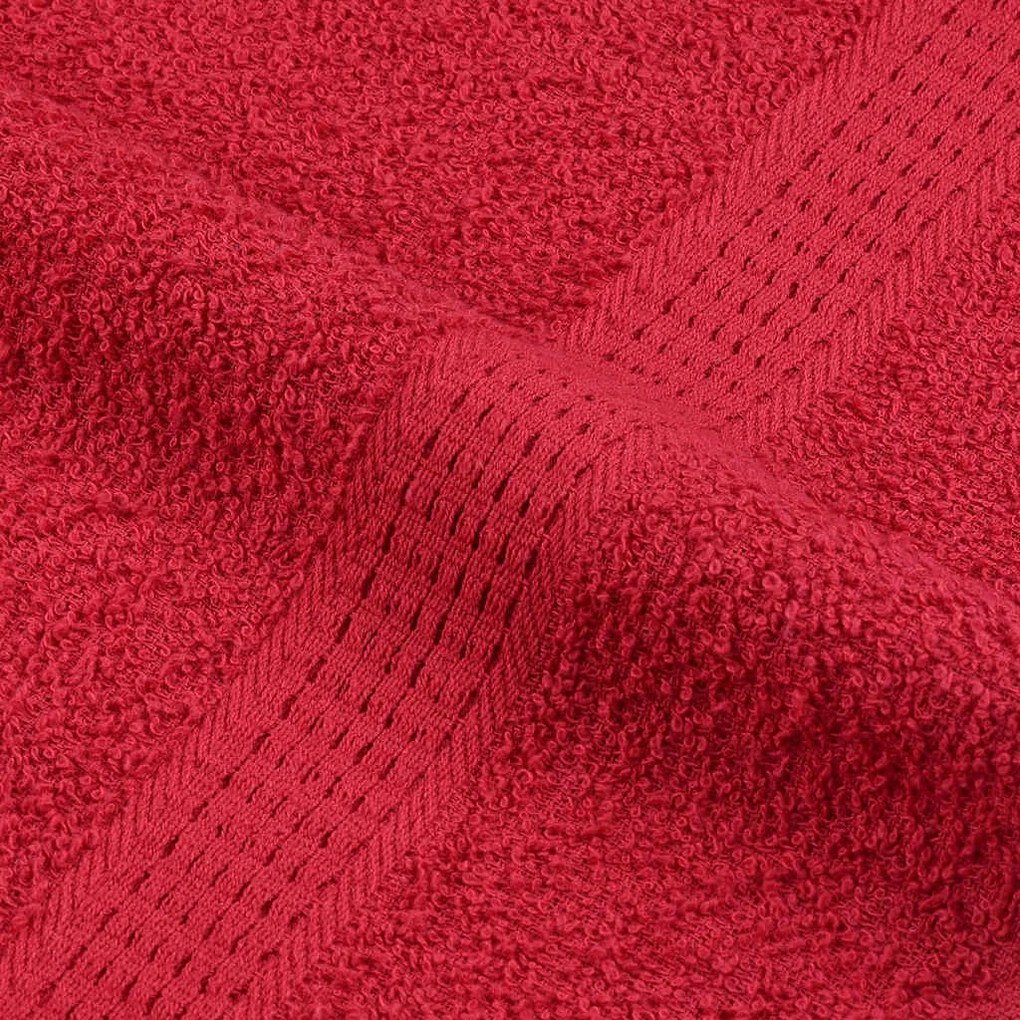 Saunové osušky FROGN 2 ks červené 80x200 cm 360 g/m² 136935