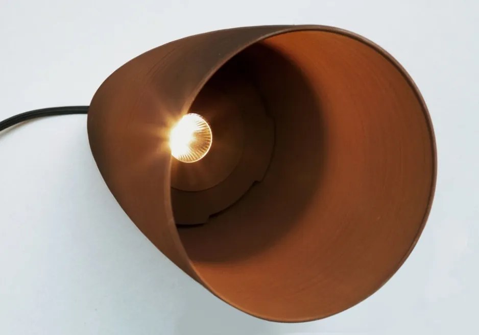 Doxis Pollux 450 Textured závěsné led designové svítidlo Barva: Corten, Chromatičnost: 2700K Push dim