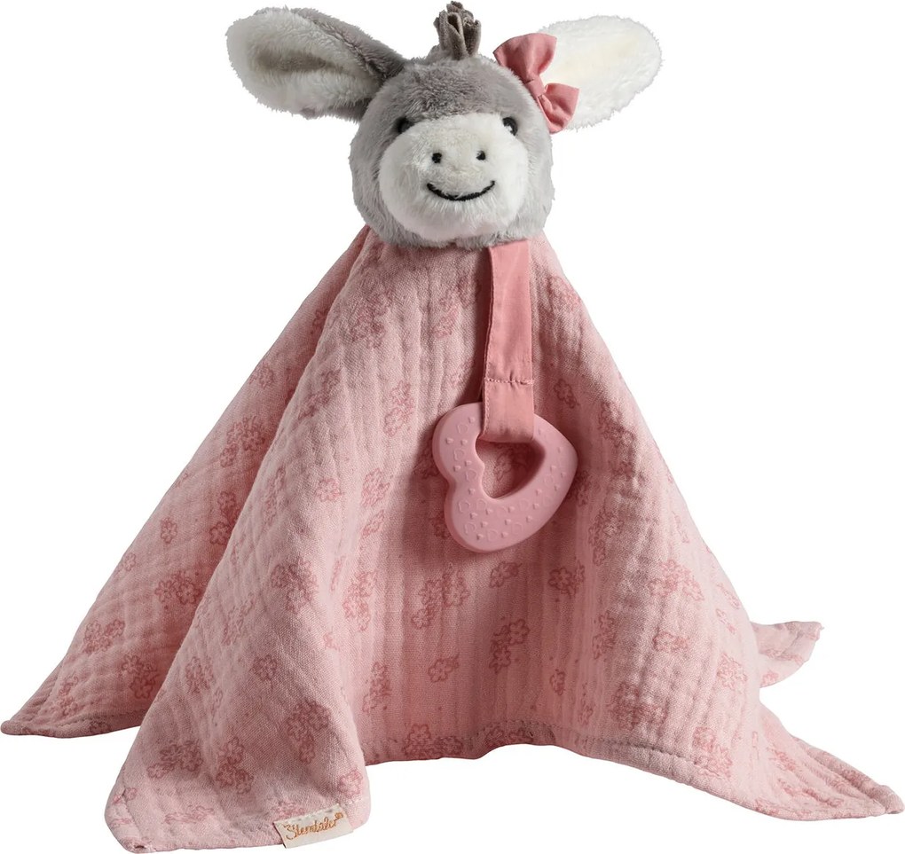 Tchibo - Mazlicí dečka Sterntaler »Oslík Emmi Girl« - barva: růžová