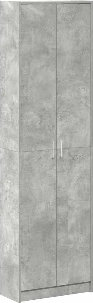Šatní skříň Betonově šedá 55 x 25 x 189 cm Kompozitní dřevo 3334011
