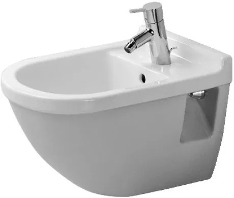 Duravit Starck 3 - závěsný bidet 36x54 cm + Wondergliss 22301500001