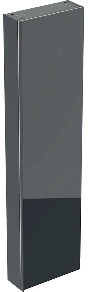 Geberit Acanto - Skříňka vysoká 1730x450 mm, černá 500.637.16.1