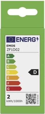 Emos lighting LED žárovka Filament Mini Globe / E14 / 1,8 W (25 W) / 250 lm / teplá bílá 1525731251