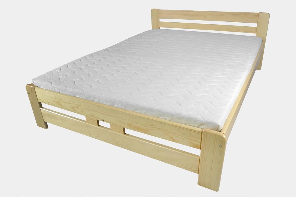 Via-nábytek Postel Euro masiv borovice 120 x 200 Povrchová úprava postele: Moření odstín olše