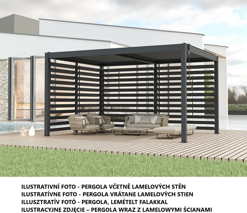 LANIT PLAST, s.r.o. hliníková pergola LANITPLAST BIOCLIMATIC 43 BASIC LG4293
