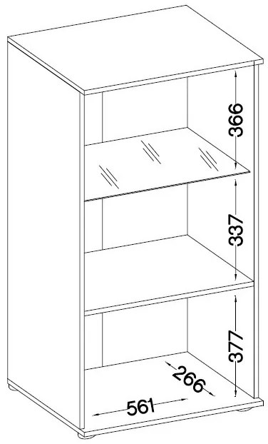 Obývací stěna Salsa, dub artisan/lamelový efekt
