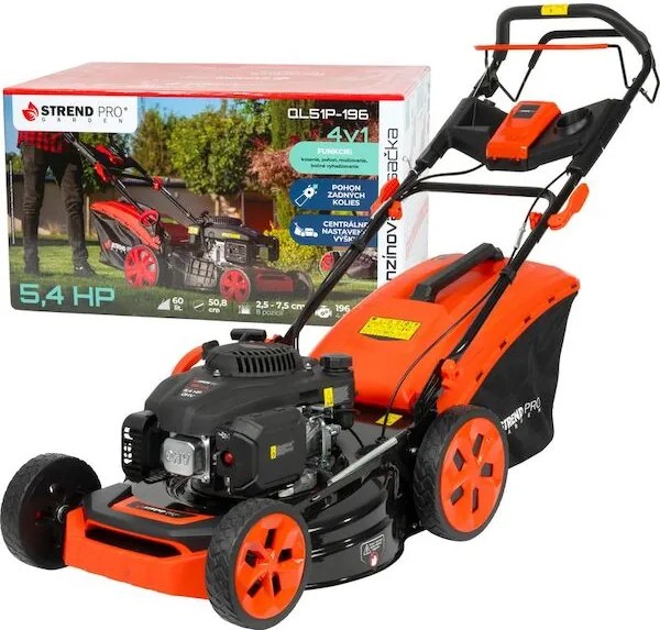 Výrobce: Strend Pro Garden Strend Pro Garden 1111908 Sekačka QL51PD-196, benzínová, 4,0 kW, záběr 51 cm, s pojezdem, LONCIN, s elektrickým startem