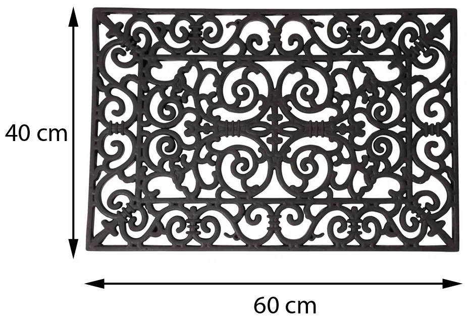 Venkovní rohožka Gemma, 60x40 cm