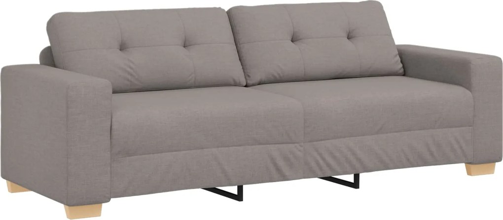 Pohovka 3 ks Taupe Lněná směs 3324634