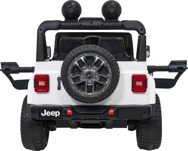 Elektrické autíčko Jeep Wrangler Rubicon LIFT bílé