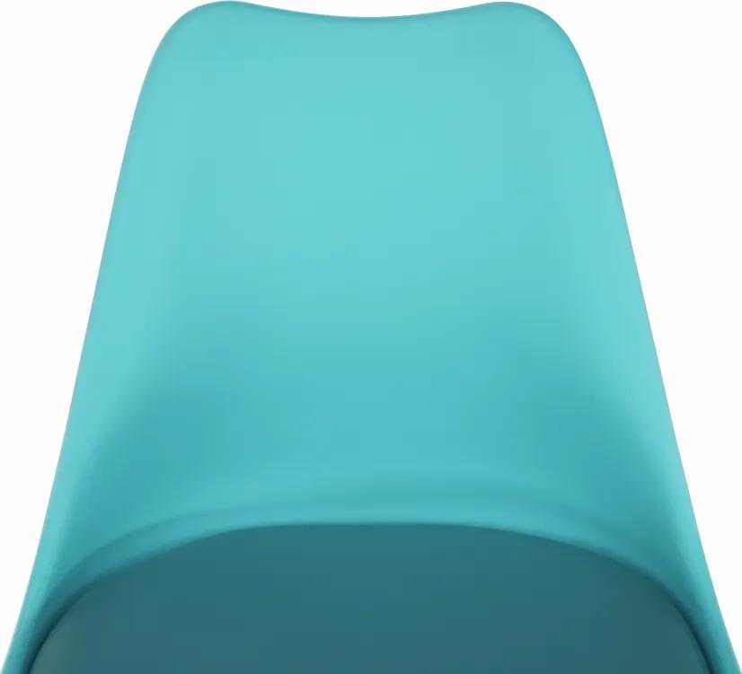 Tempo Kondela Plastová jídelní židle BALI 2 NEW, mentolová/buk