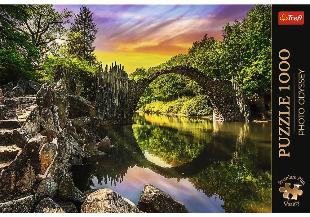 Trefl Puzzle Premium Plus - Photo Odyssey: Most v Kromlau,Německo 1000 dílků