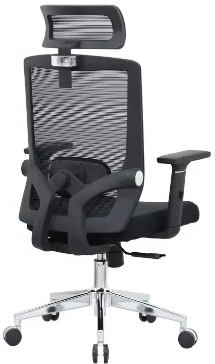 Ergonomická kancelářská židle ERGODO GIRONA - černá síťovina / nosnost 150 kg
