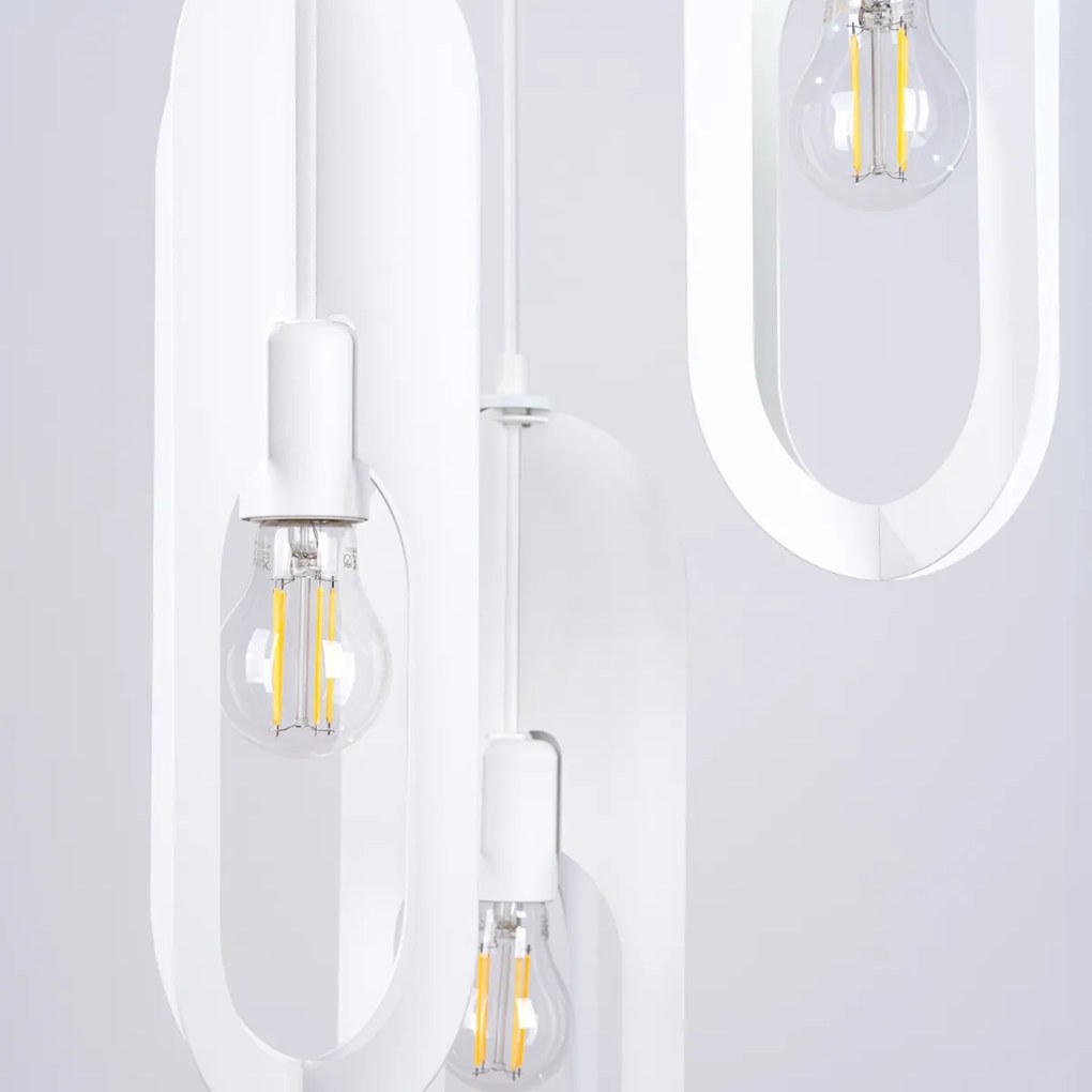 Sollux Lighting Závěsné svítidlo NICUS 1 bílé