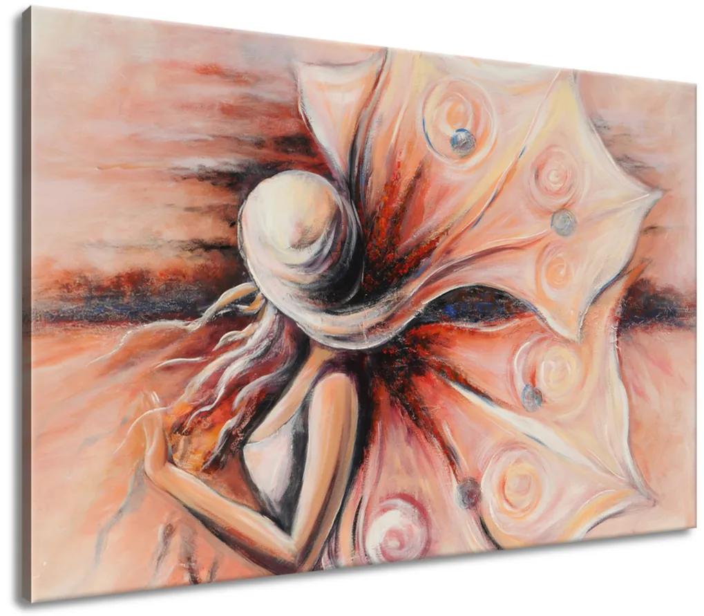 Gario Ručně malovaný obraz Tajemná neznámá Rozměry: 70 x 100 cm