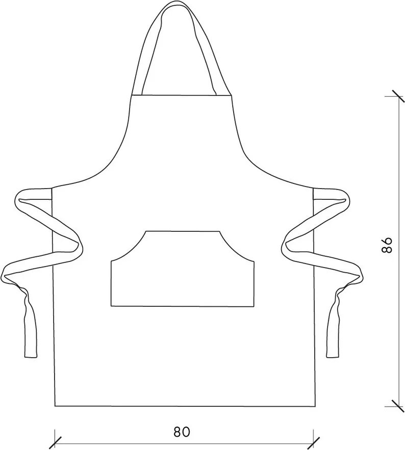 Bavlněná zástěra Rubi – noo.ma