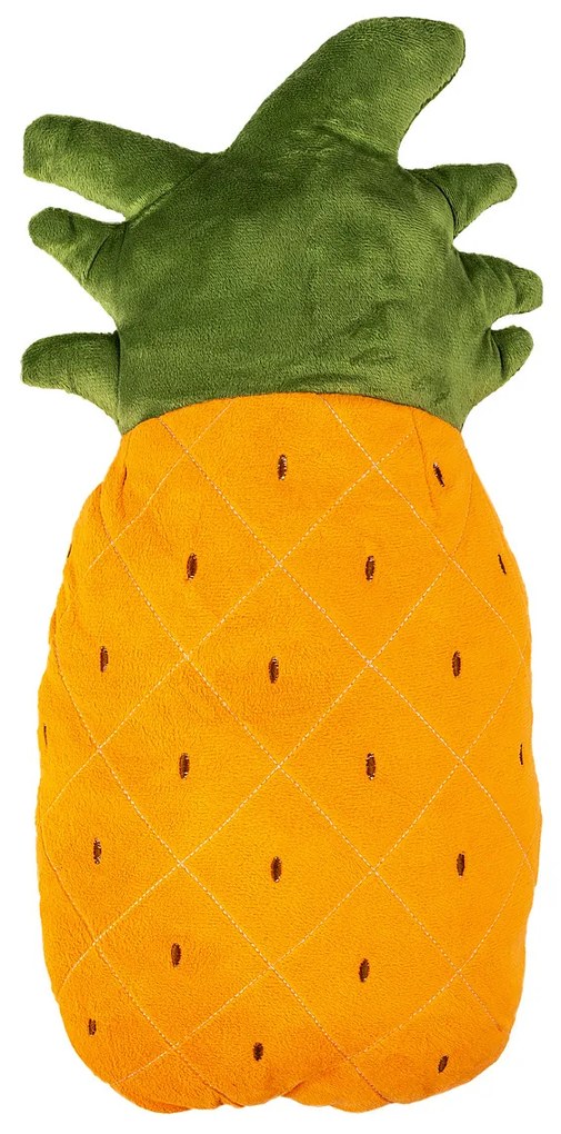 JAHU Tvarovaný polštářek Ananas oranžová, 20 x 45 cm