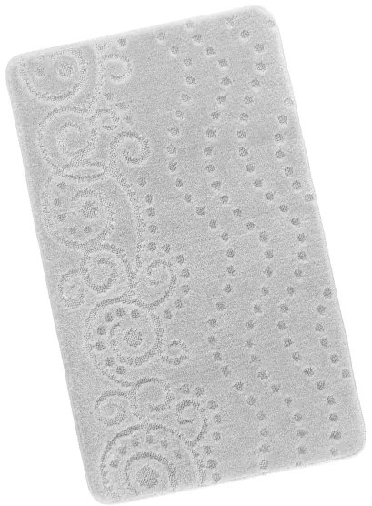 Bellatex koupelnová předložka BANY 60x100 cm Ornament světle šedá