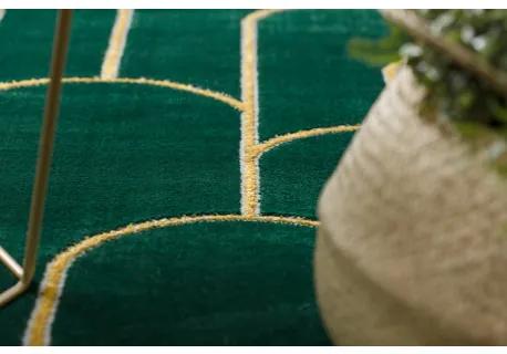 koberec EMERALD výhradní 1021 glamour, stylový art deco, lahvově zel velikost 180x270 cm | krásné koberce cz