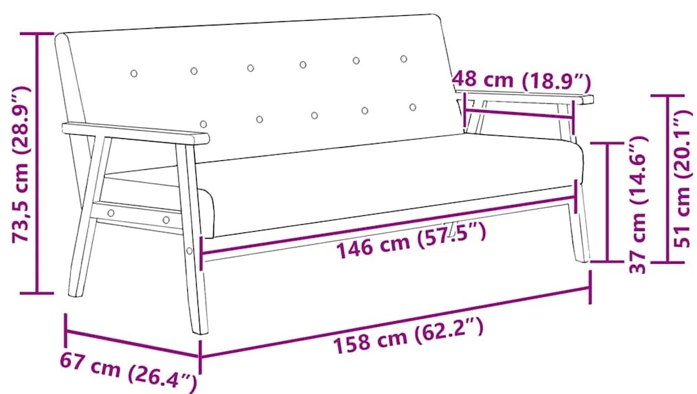 vidaXL Marketos Sedací souprava 2 ks černá umělá kůže