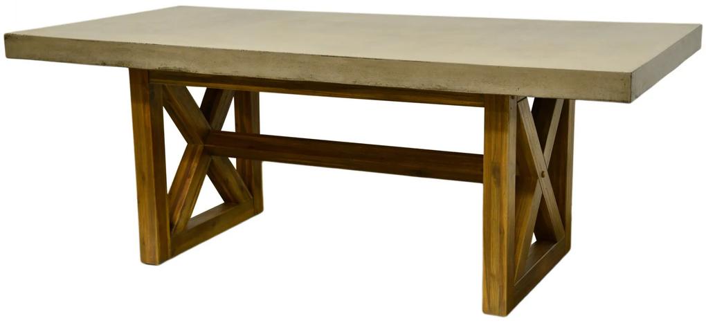 ART-STYLE Stůl s betonovou deskou