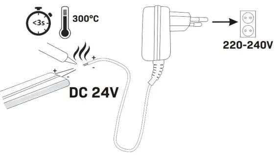 LED Pásek NEON 5m LED/30W/24V zelená IP65