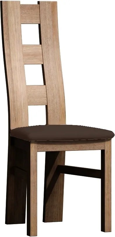 Čalouněná židle TADEÁŠ dub sanremo/Victoria 36