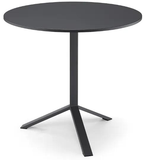 MIDJ - Celokovový stůl SQUARE se sklápěcí deskou, výška 107 cm