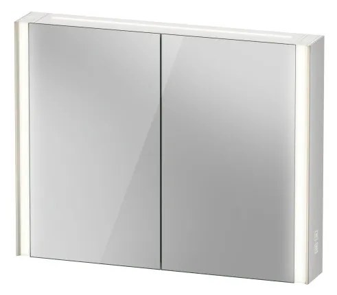 Duravit XViu - Zrcadlová skříňka s osvětlením, Icon verze, 1020x156 mm, champagne matná XV71430B1B1