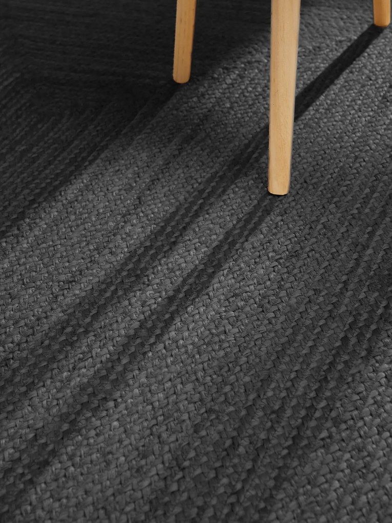 Hanse Home, Běhoun Juno 106324 Black, 80x200, černá, chodba / předsíň