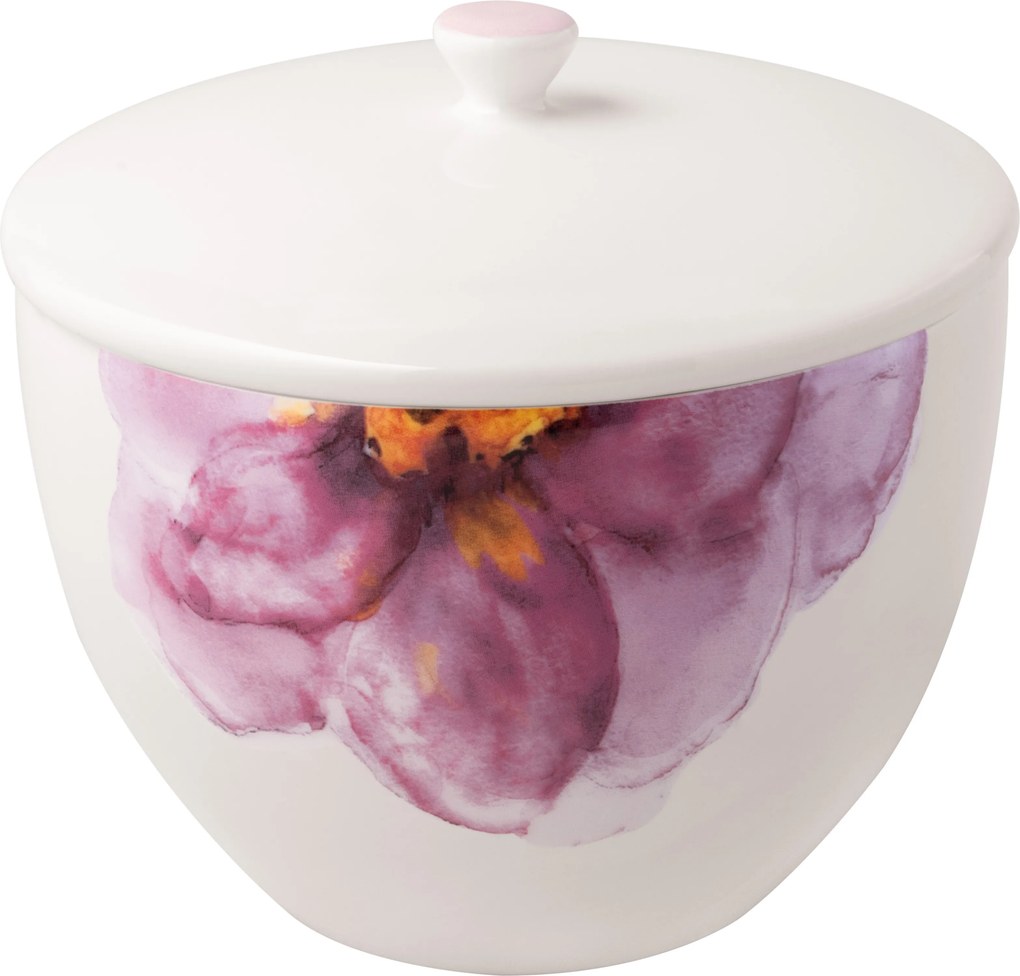 Villeroy&Boch Rose Garden dóza na sypaný čaj s pokličkou 0,7l, Villeroy & Boch