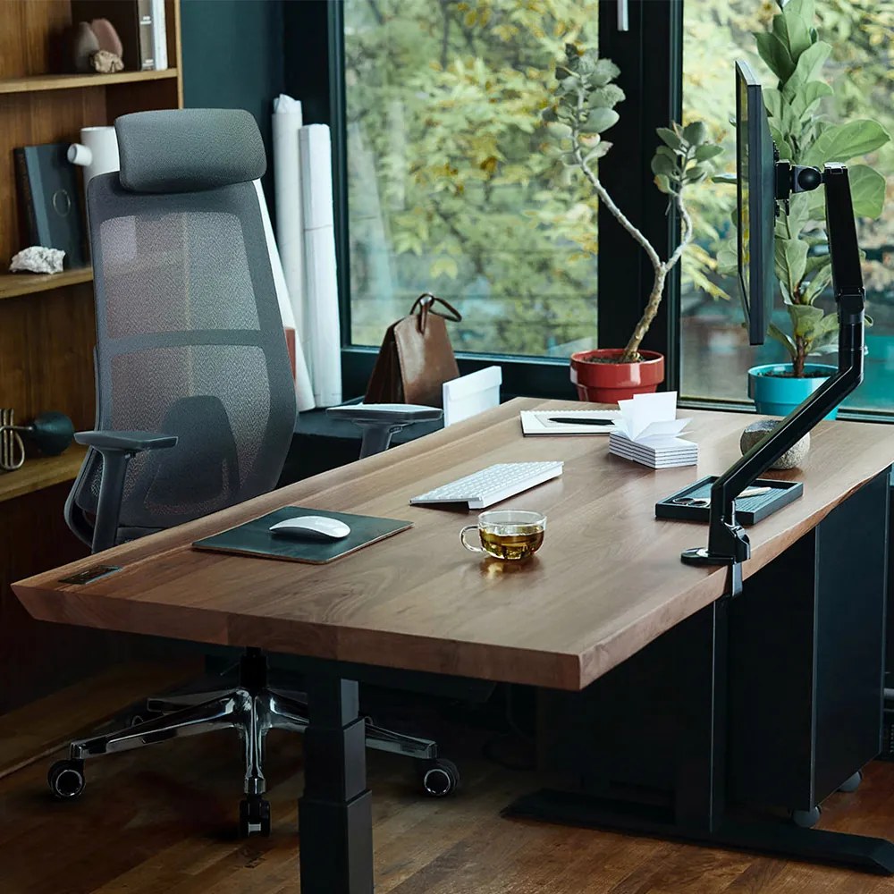 Ergonomická síťovaná kancelářská židle MOSH Airflow 406 – černá