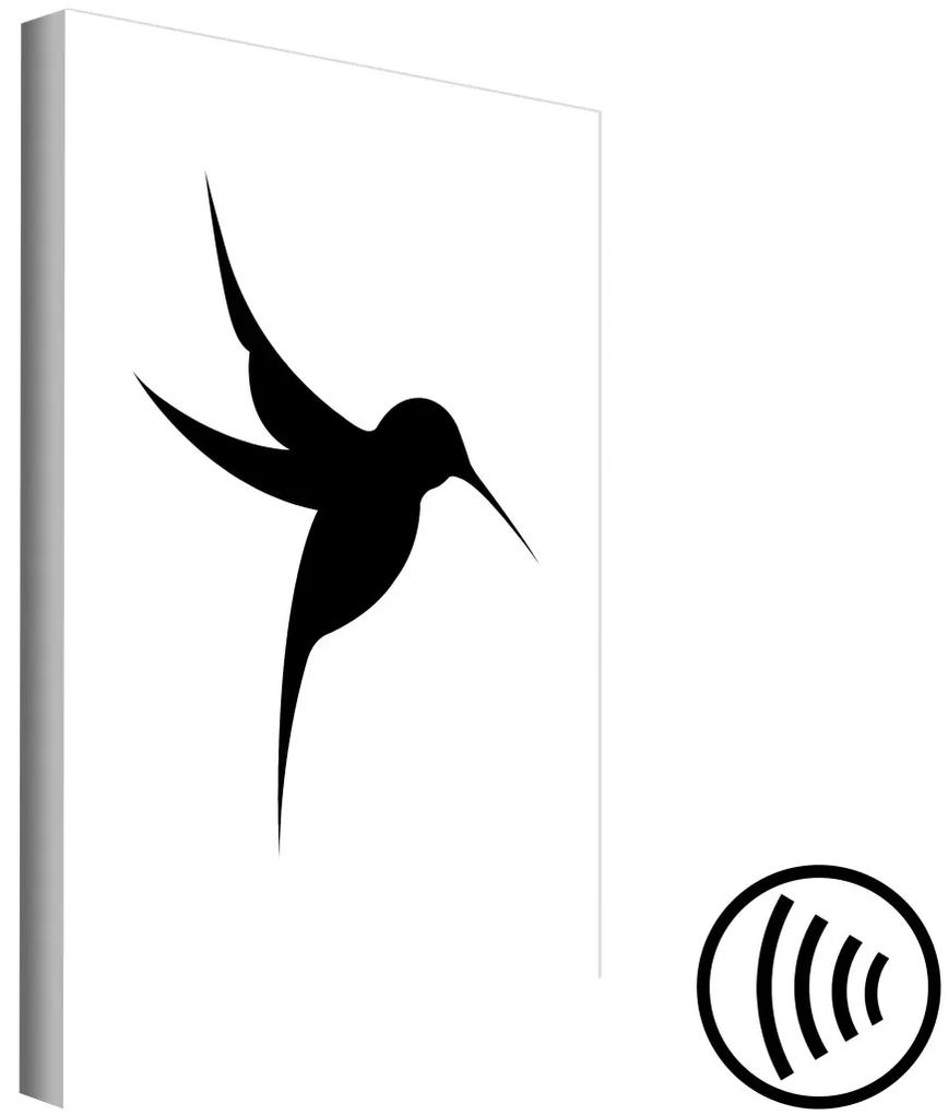 Obraz Černý kolibřík (1 kus) vertikální