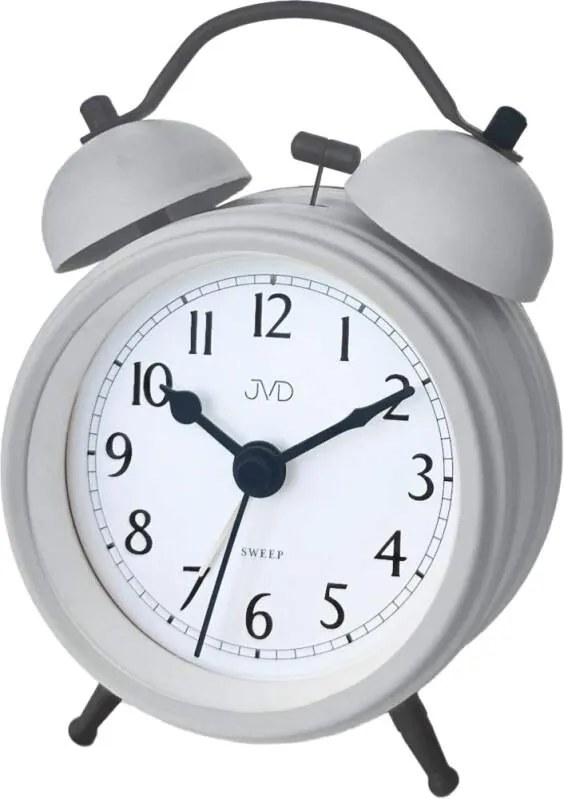 JVD Ručkový analogový netikající budík JVD SRP2218.3 s mechanickým zvoněním