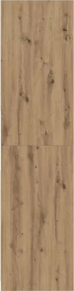 Šatní skříň dub artisan 80 x 50 x 200 cm kompozitní dřevo 3307701