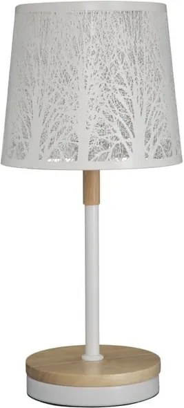 Stolní lampa s detailem z kaučukového dřeva Mauro Ferretti Forest