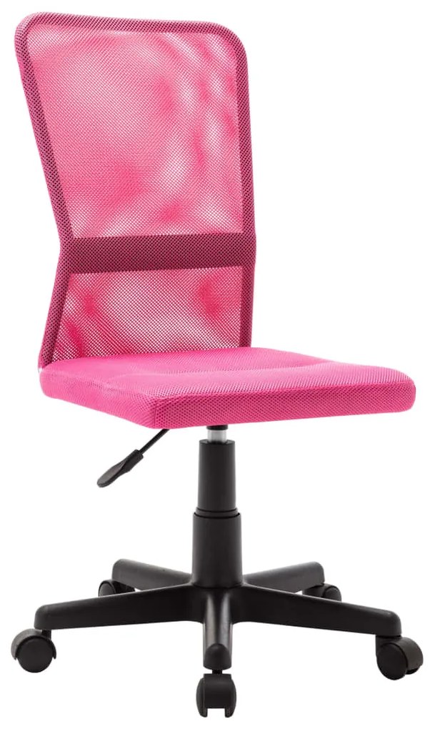 Kancelářská židle růžová 44 x 52 x 100 cm síťovina textil 289513