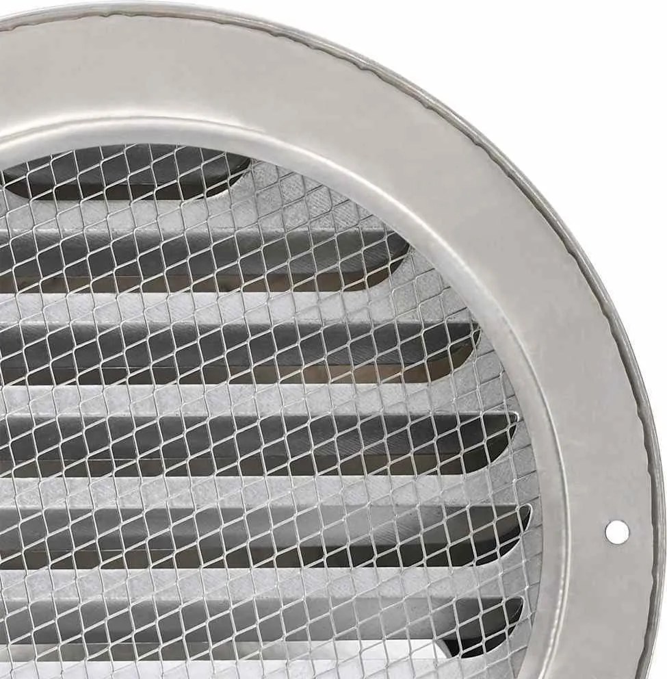 vidaXL Kryty vzduchových ventilátorů 2 ks Stříbrná 200 mm [42019382]