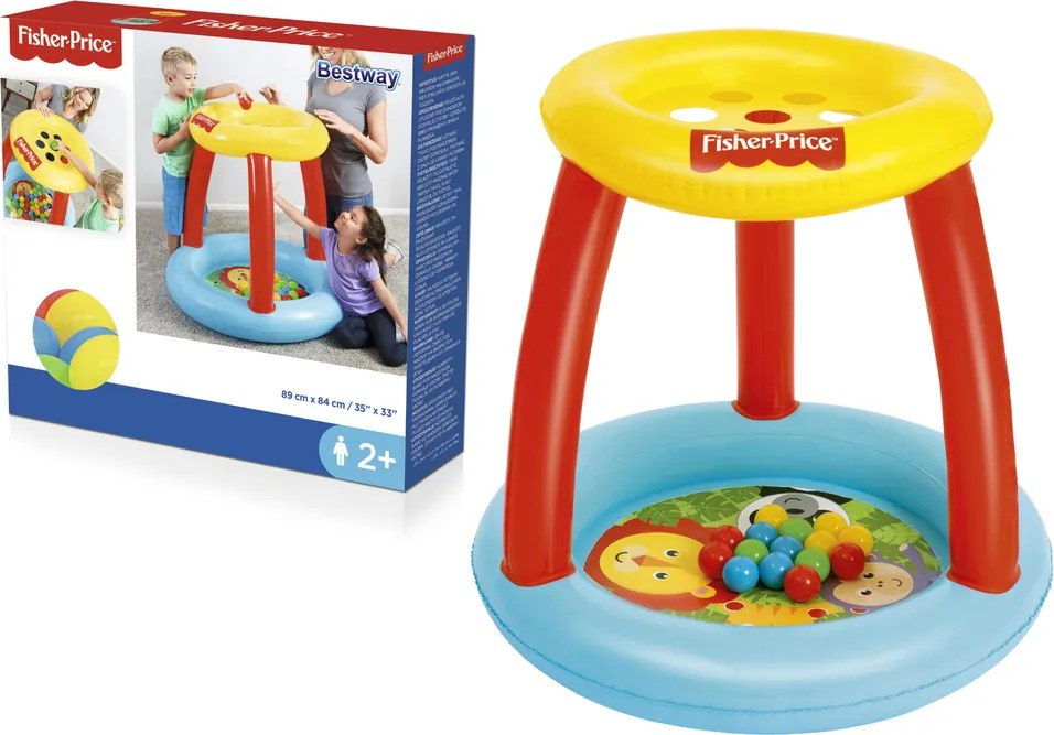LEAN Dětský nafukovací bazének se stříškou Fisher-Price Bestway 93541