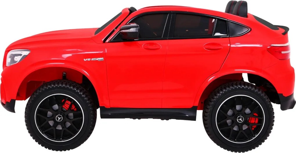 Ramiz Dětské autíčko Mercedes GLC 63S červené SUV + pohon 4x4