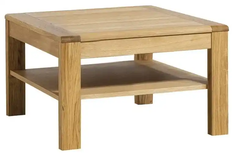 Dubový konferenční stolek Atlanta 75x75 cm - dub přírodní | BIANO