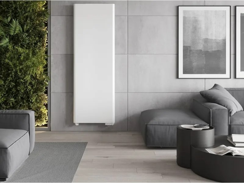Mexen Flat VR20S deskový radiátor 2000 x 500 mm, spodní střední připojení, 1181 W, bílý - W6VR20S-200-050-00