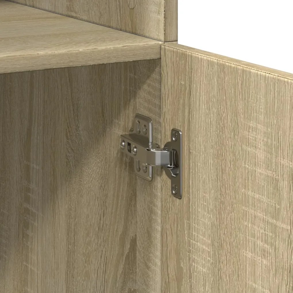 Skříň highboard dub sonoma 80 x 42,5 x 185 cm kompozitní dřevo 3281380