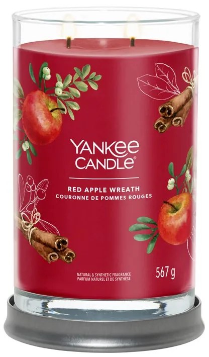 Yankee Candle Tumbler velký Red Apple Wreath, 567g