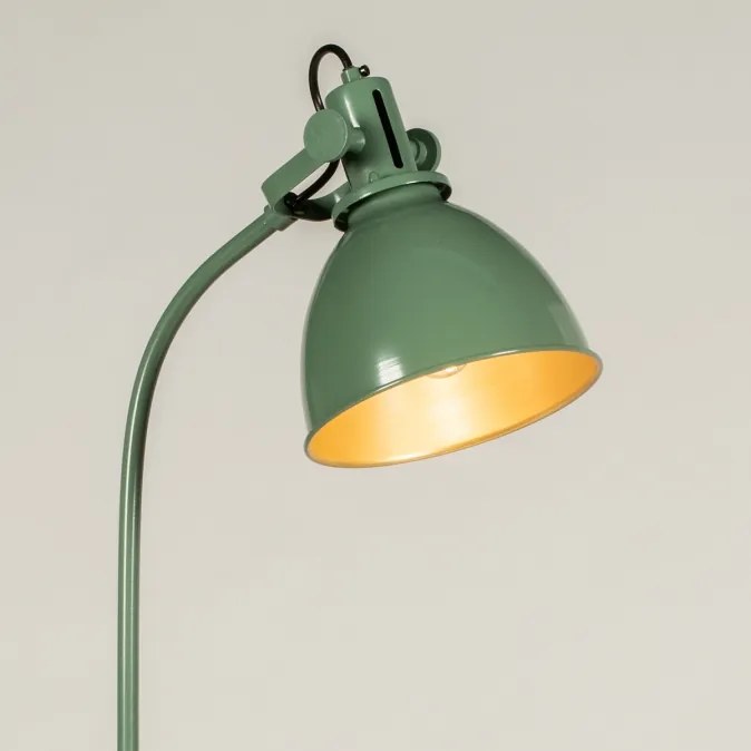 Stojací industriální lampa Martonn Green